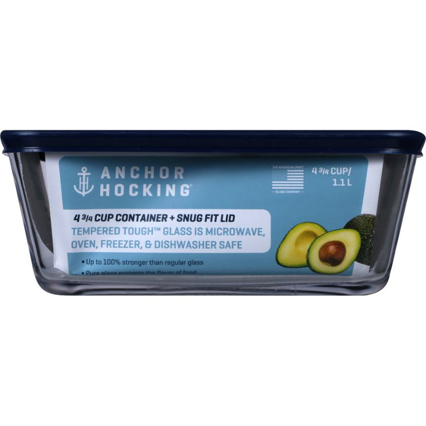 Buy Anchor Hocking Glass Container & Lid, 4.75 cups from Dollar General ...