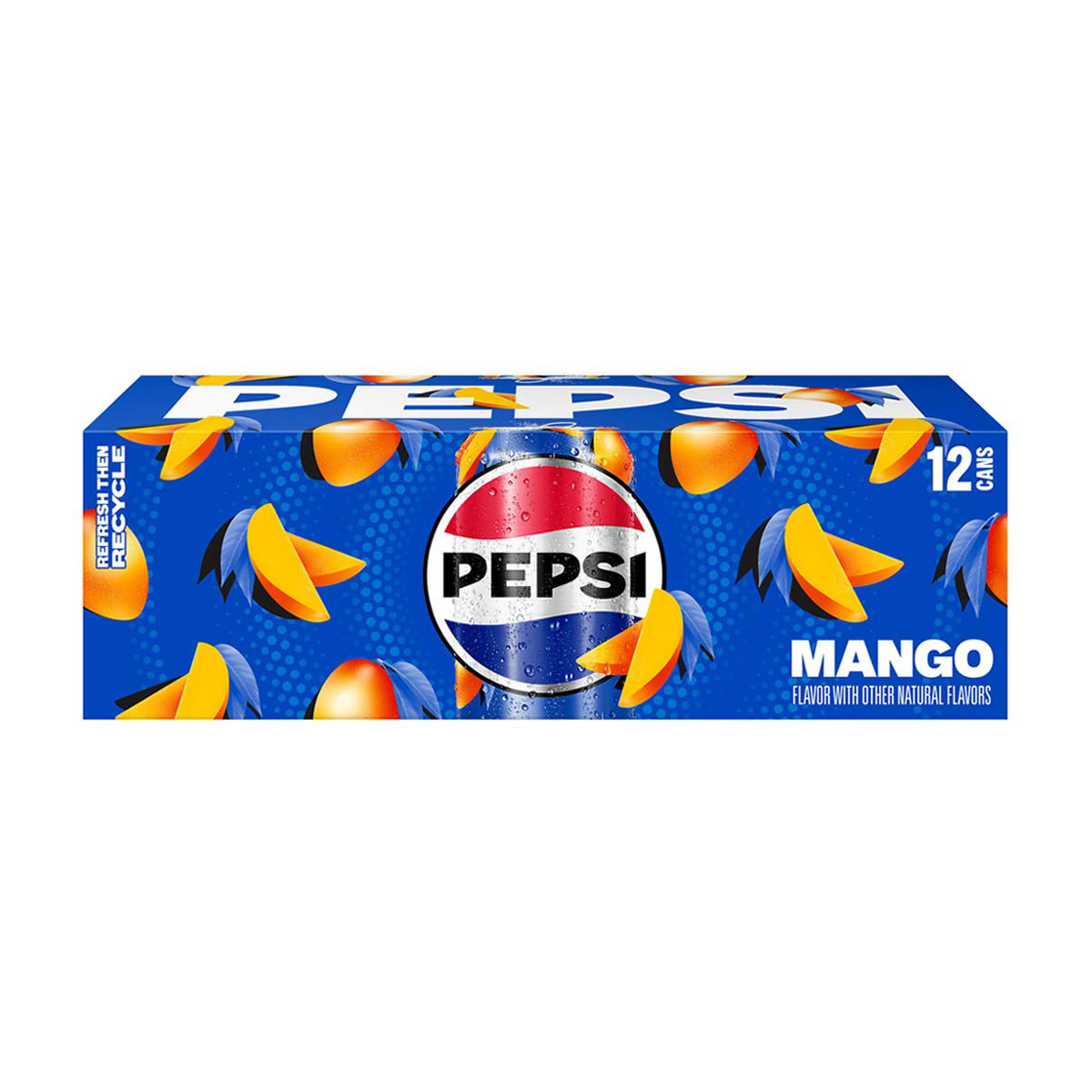 Pepsi Cola Splash Of Mango 12 fl oz 12 count Can
