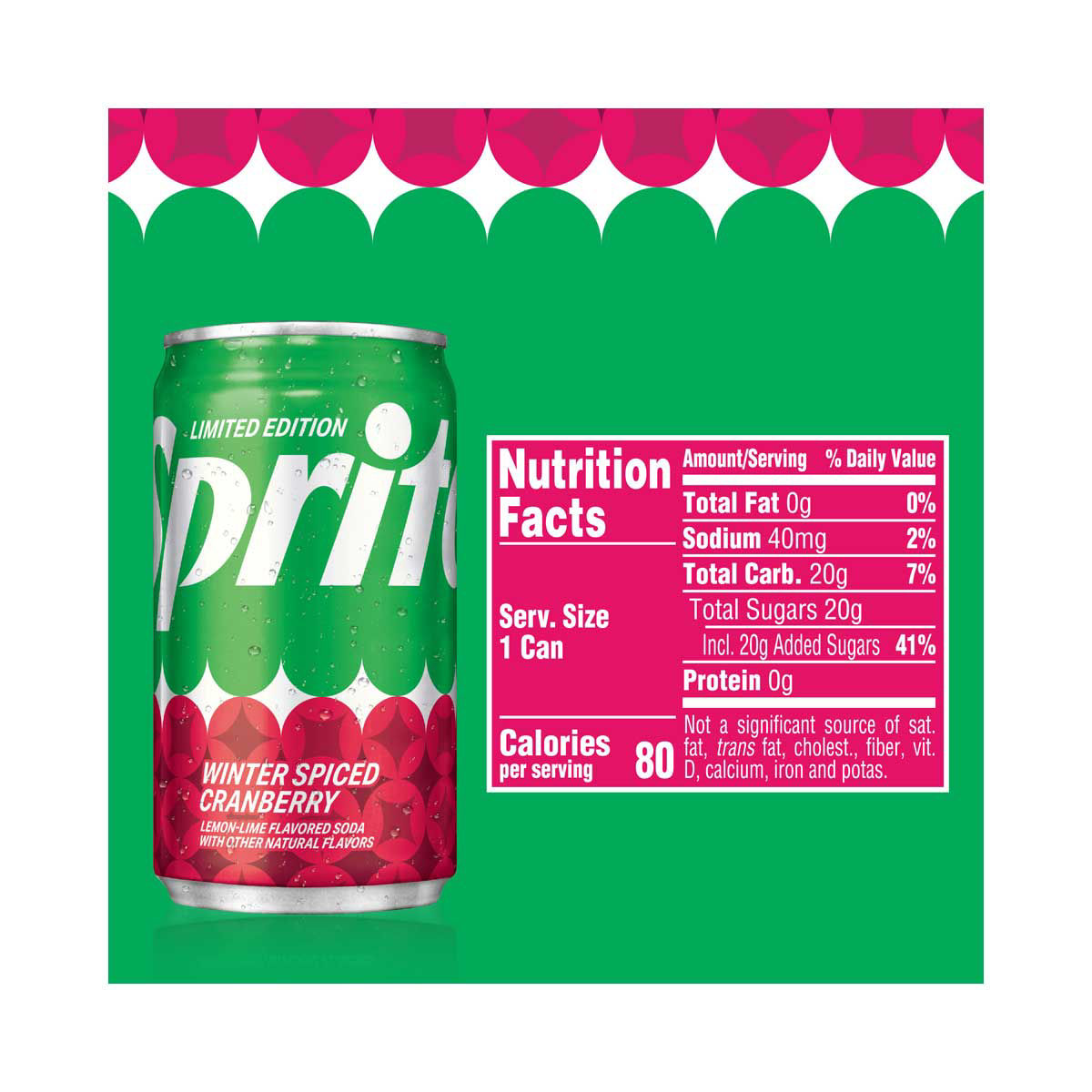 Buy Sprite Winter Spiced Cranberry, Lemon-Lime and Cranberry Flavored ...