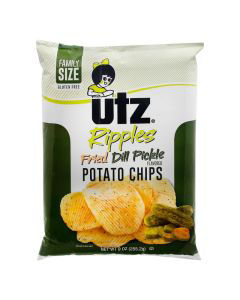 Buy Utz Ripples Fried Dill Pickle Potato Chips, 9 oz from Dollar ...