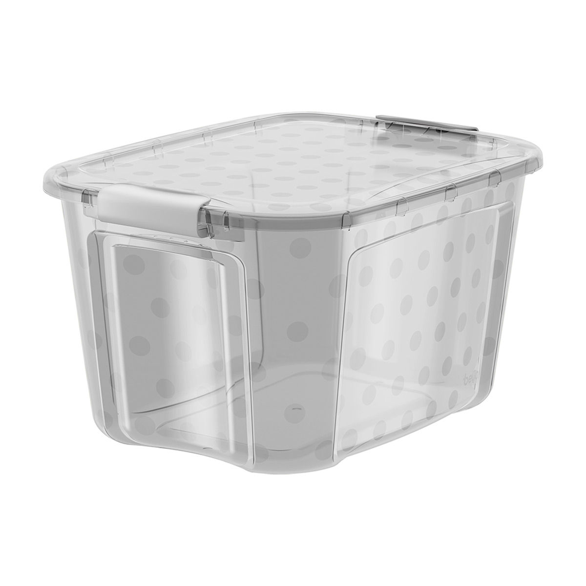 Buy Bella Storage Solution Polka Dot Locking Lid Storage Container, 40 ...