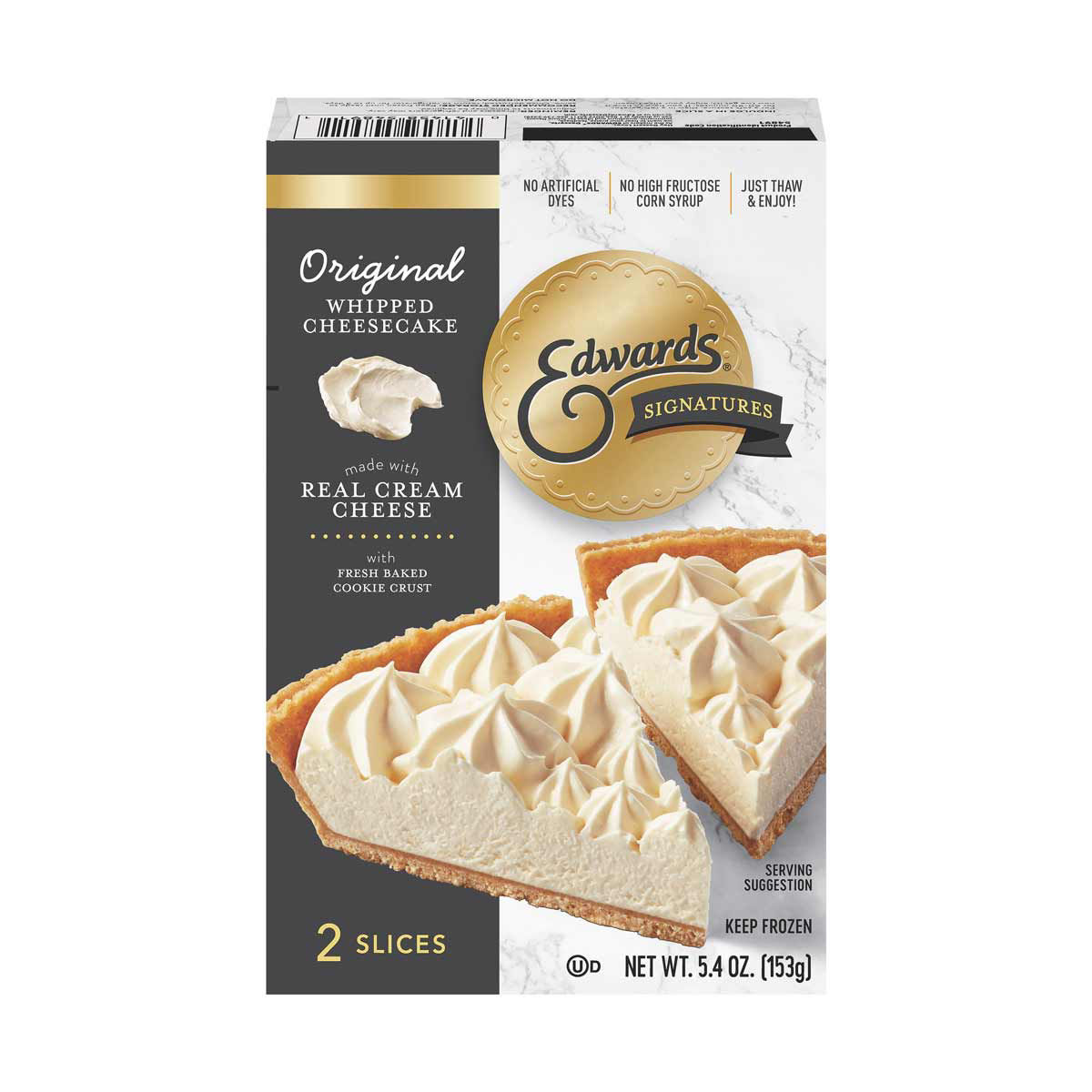 Edwards Original Whipped Cheesecake 2 Ct Box – Dollar General Inventory ...