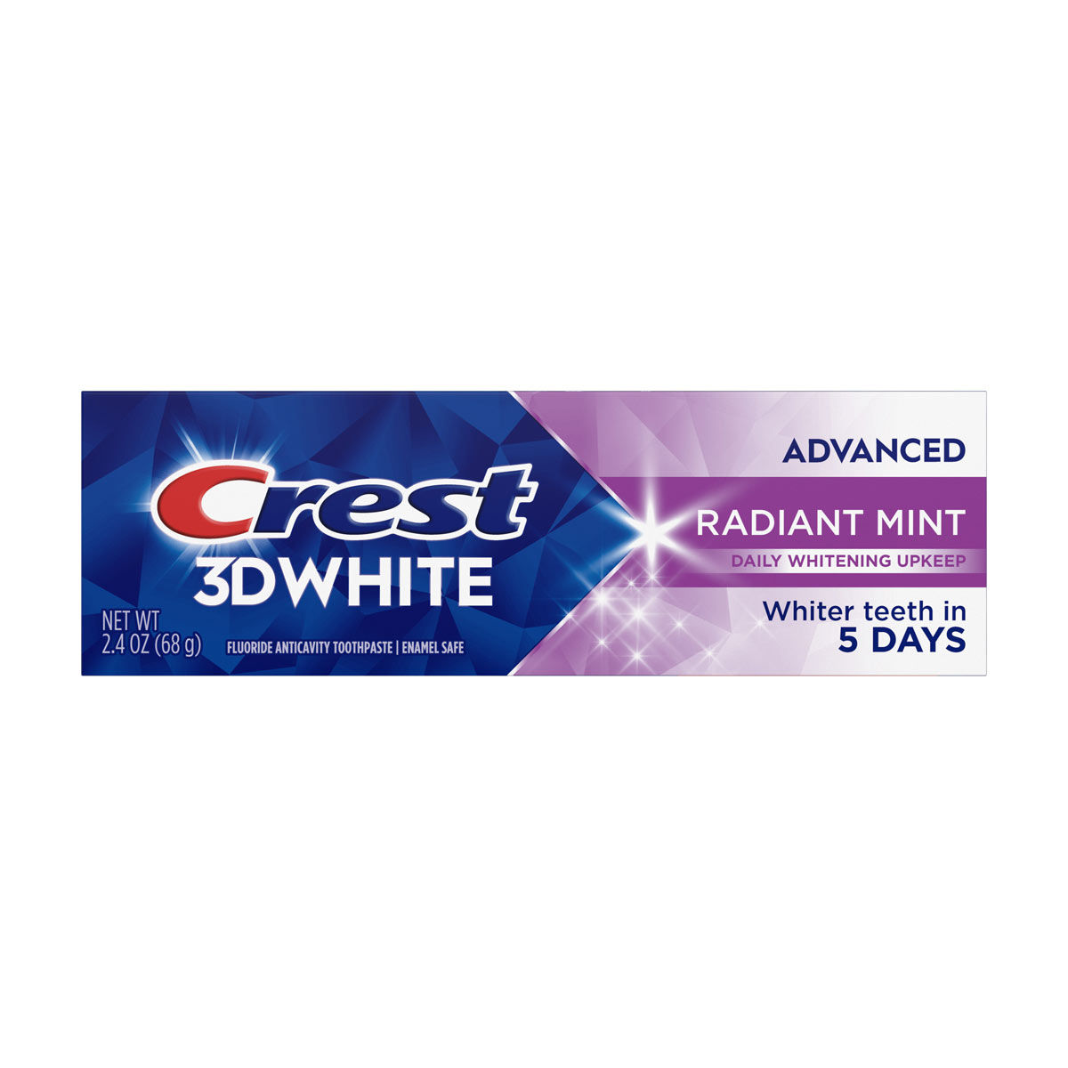 Buy Crest 3DWhite Advanced Teeth Whitening Toothpaste, Radiant Mint, 2.4 oz from Dollar General ...
