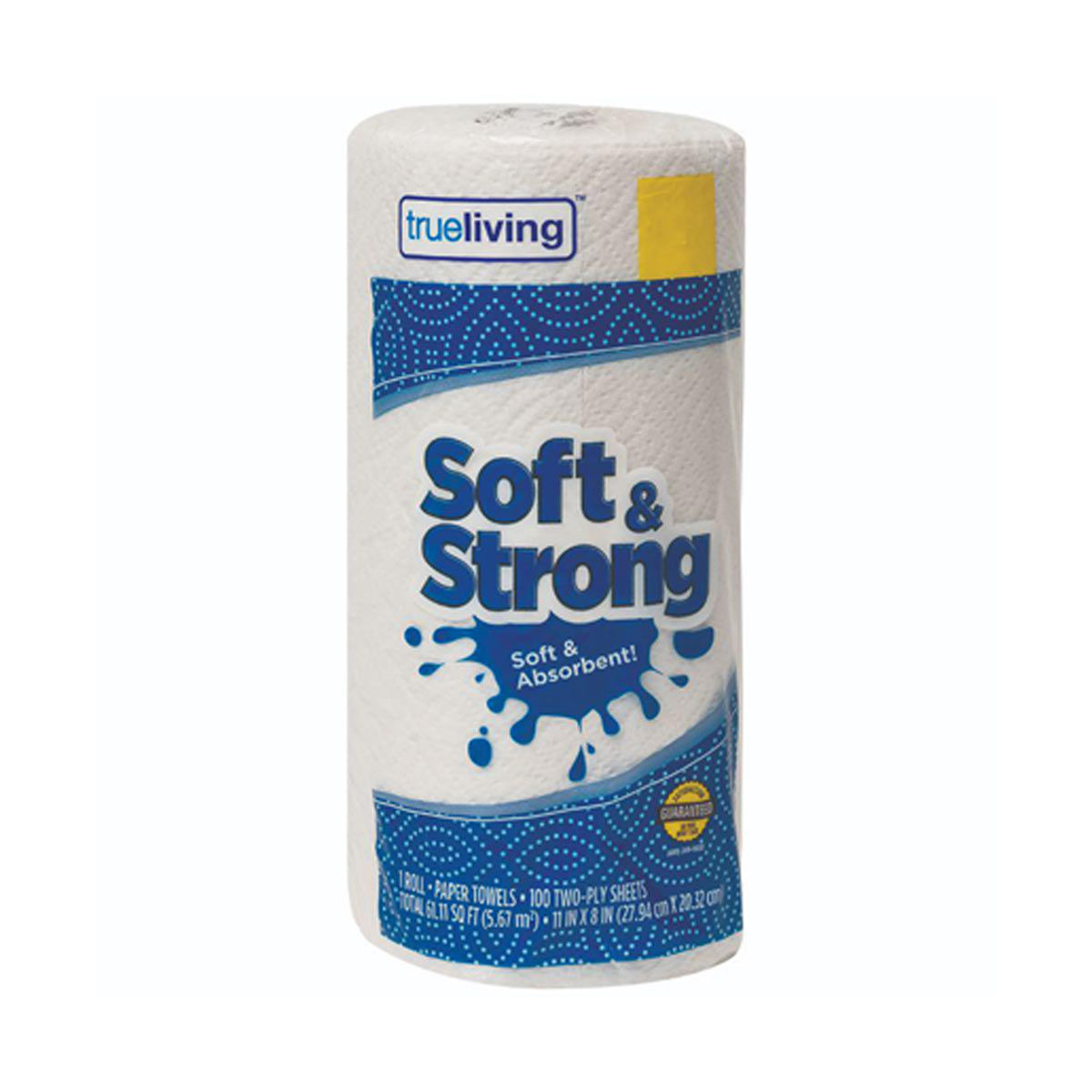 True Living Soft & Strong Paper Towels, 1 Roll – Dollar General ...