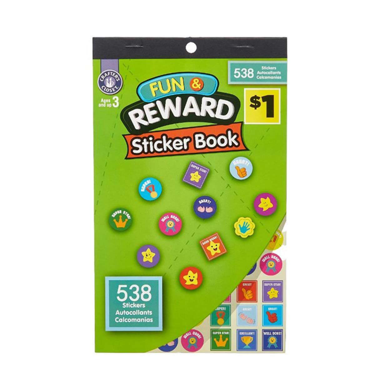 Crafter's Closet Fun & Reward Sticker Book – Dollar General Inventory ...