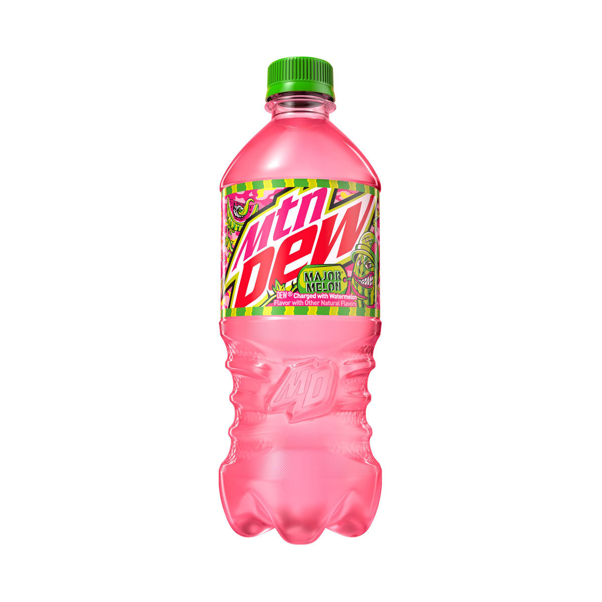 Buy Mountain Dew Major Melon Watermelon Flavored Soda, 20 fl oz from ...