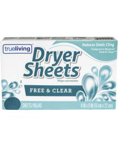 True Living Dryer Sheets - Free & Clear, 40 Ct – Dollar General ...