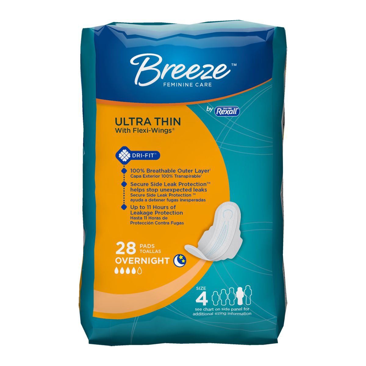 Buy Breeze Ultra Thin Maxi Pad, 28 ct from Dollar General - available