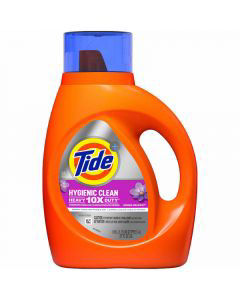 Tide Hygienic Clean Heavy 10x Duty Liquid Laundry Detergent, Spring ...