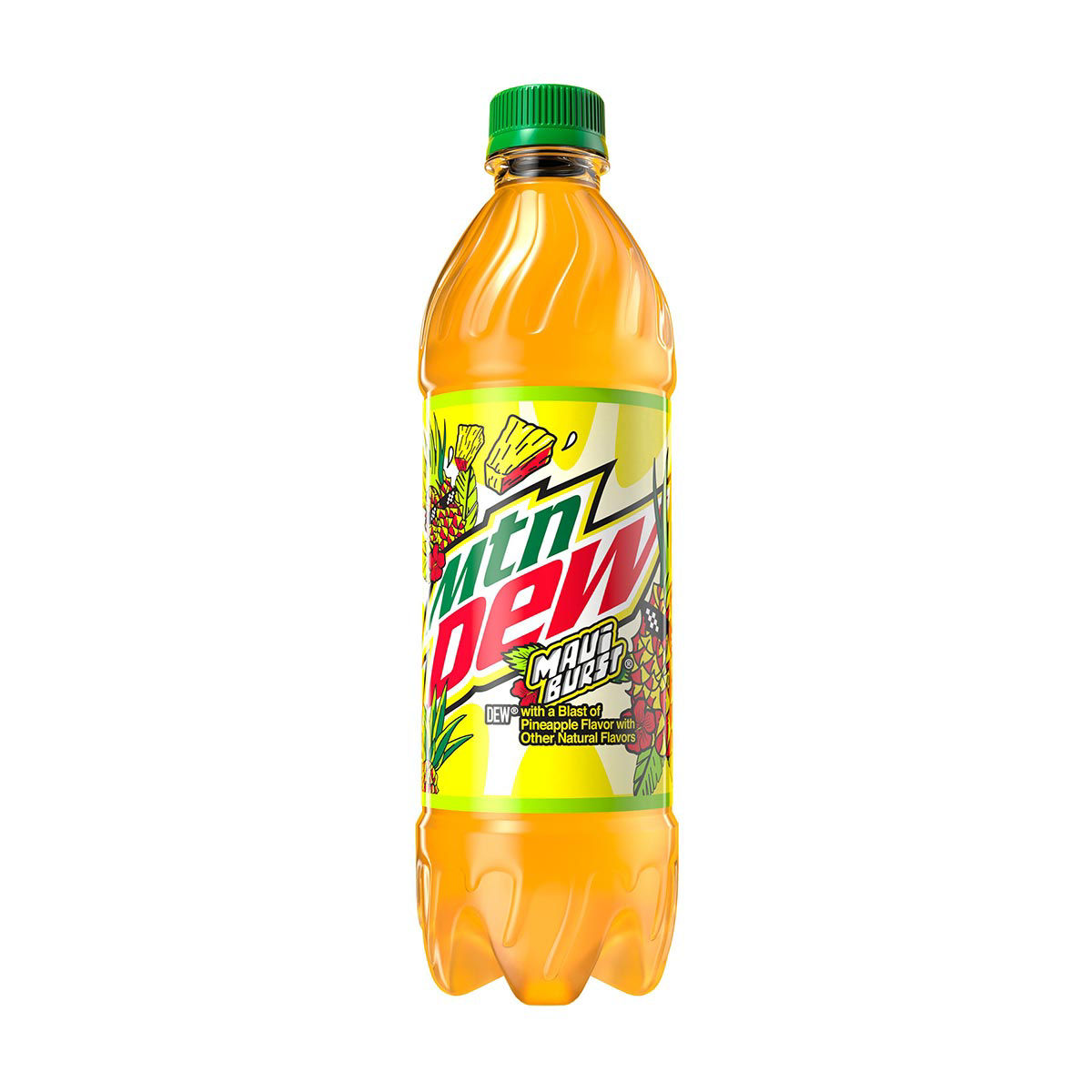 Buy Mtn Dew Maui Burst DEW Pineapple 16.9 Fl Oz, 6 Count from Dollar General - available
