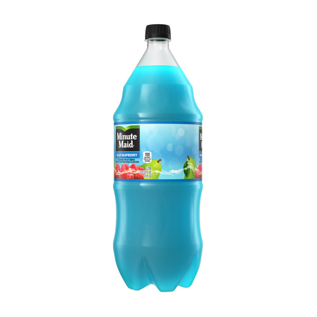 Minute Maid Blue Raspberry Juice Drink Bottle, 2 Liters