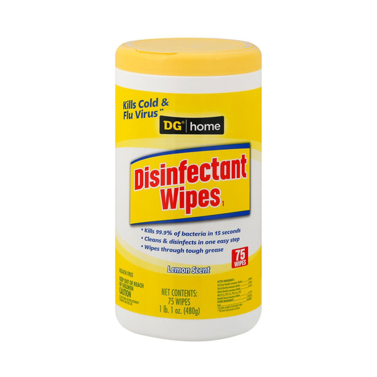 Buy True Living Disinfectant Lemon Wipes, 75 Count from Dollar General ...