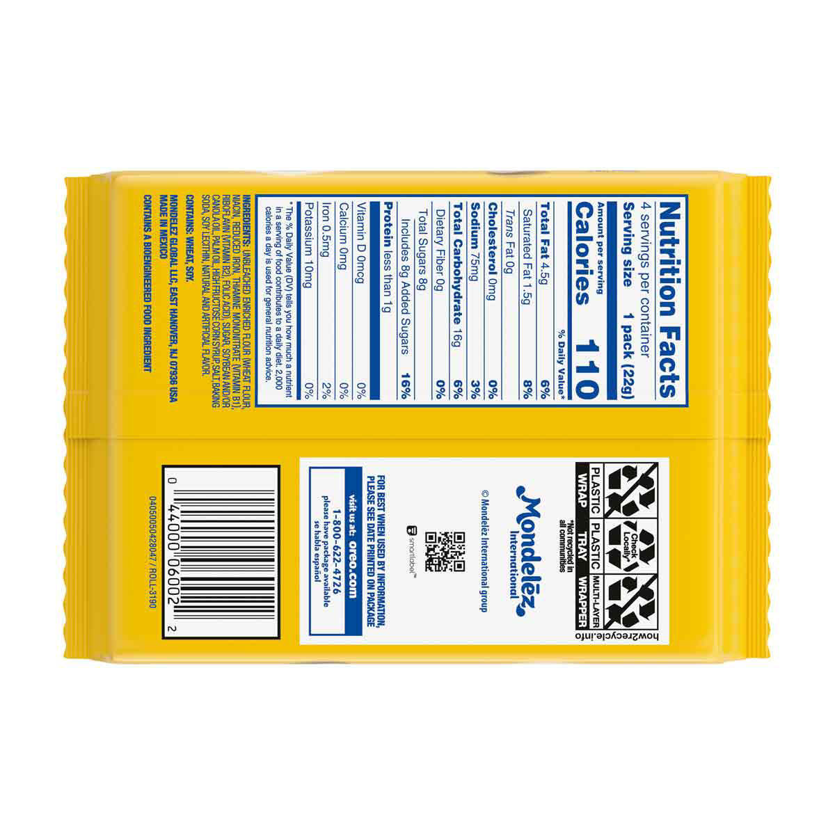 Oreo Package Nutrition Label Oreo Mint Chip 303g | Candy Funhouse