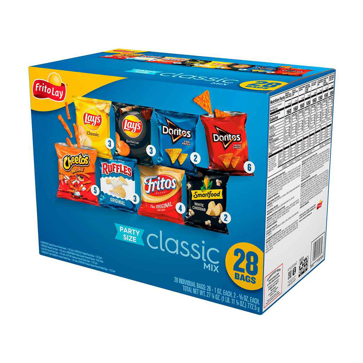 Buy Frito Lay Snacks Classic Mix Variety 27 1/4 Oz, 28 Count from ...
