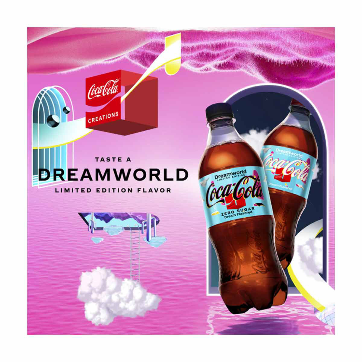 Dreamworld Coca Cola Zero Sugar 20 Fl Oz