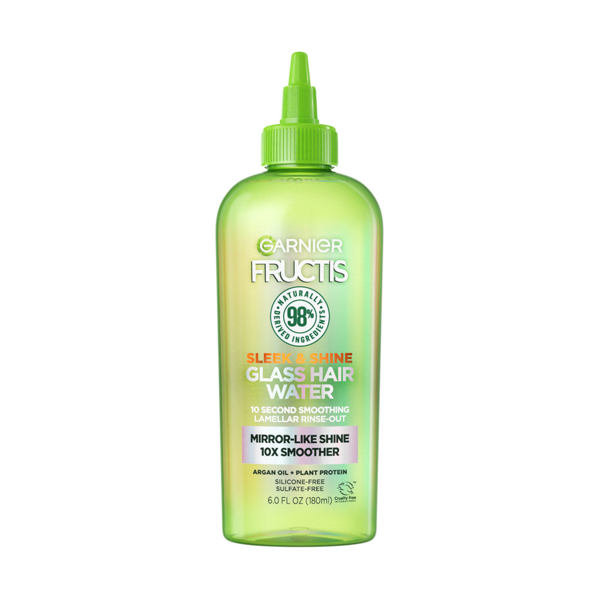 Garnier Fructis Sleek & Shine Glass Hair Water 10 Second Liquid Rinse ...