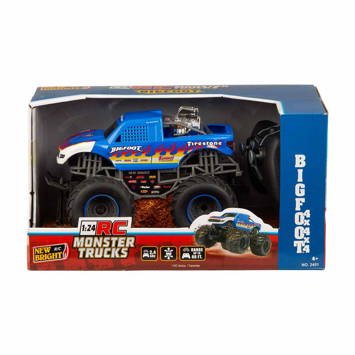 Rc Bigfoot Monster Truck New Bigfoot 4x4! BL2s, HD Drivetrain, $350.