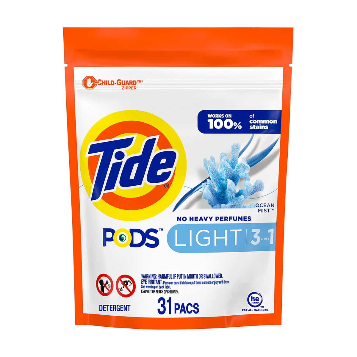 Tide Pods Light Laundry Detergent - Ocean Mist, 31 Ct – Dollar General ...