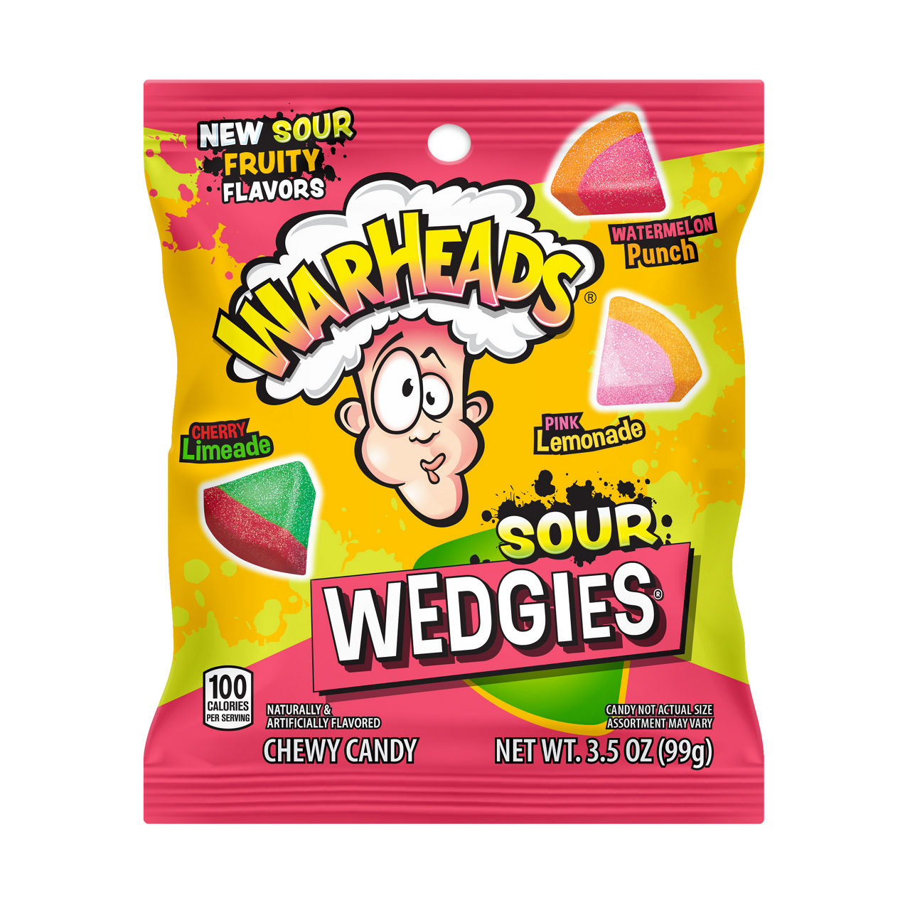 Buy Warheads Uncomfortably Sour Wedgies Chewy Candy, 3.5 oz from Dollar ...
