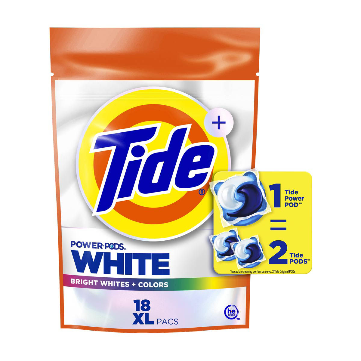 Buy Tide Power PODS White Brilliant Whitening + Color Protect Laundry ...