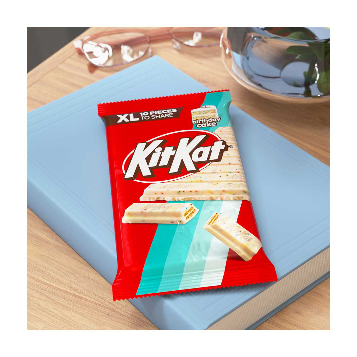 Kit Kat Birthday Cake Flavored Wafer XL, 4.3 oz - 10 ct