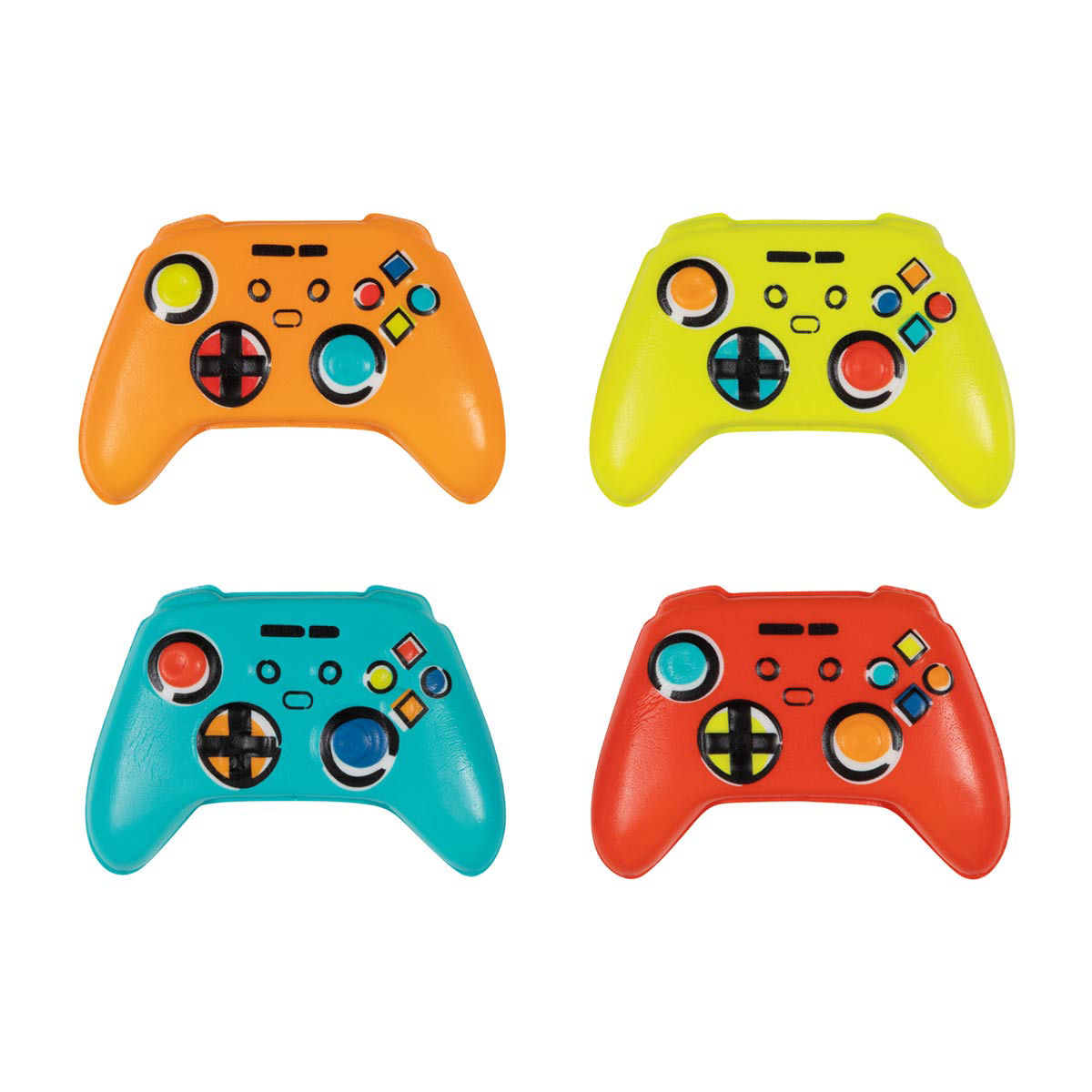 321 Party Gaming Controller Squishy Toys 4 ct