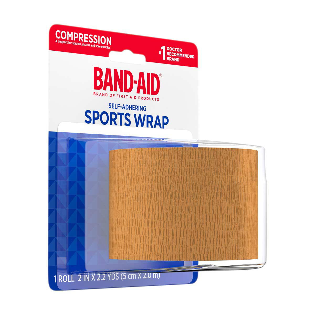Buy Band-Aid Self-Adhering Sports Wrap, 2 in x 2.2 yards from Dollar ...