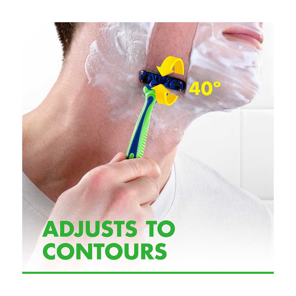 Buy Gillette Sensor3 Sensitive 3 Bladed Disposable Razors with Aloe, 3 ...