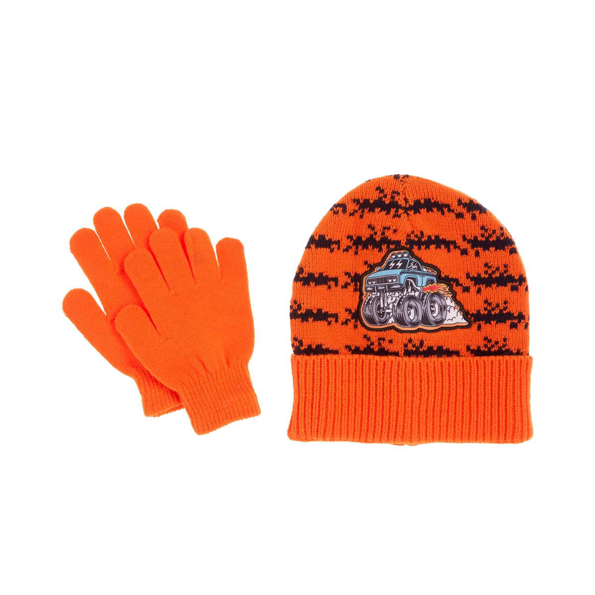 Hat and Gloves Set Orange