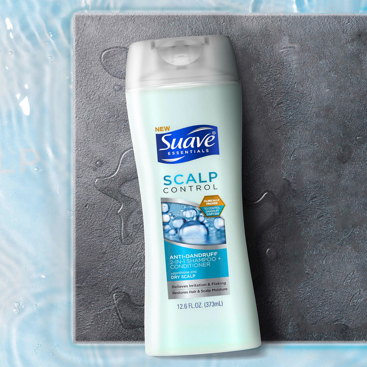 Suave Essentials Scalp Control 2in1 Shampoo Conditioner, 12.6oz.