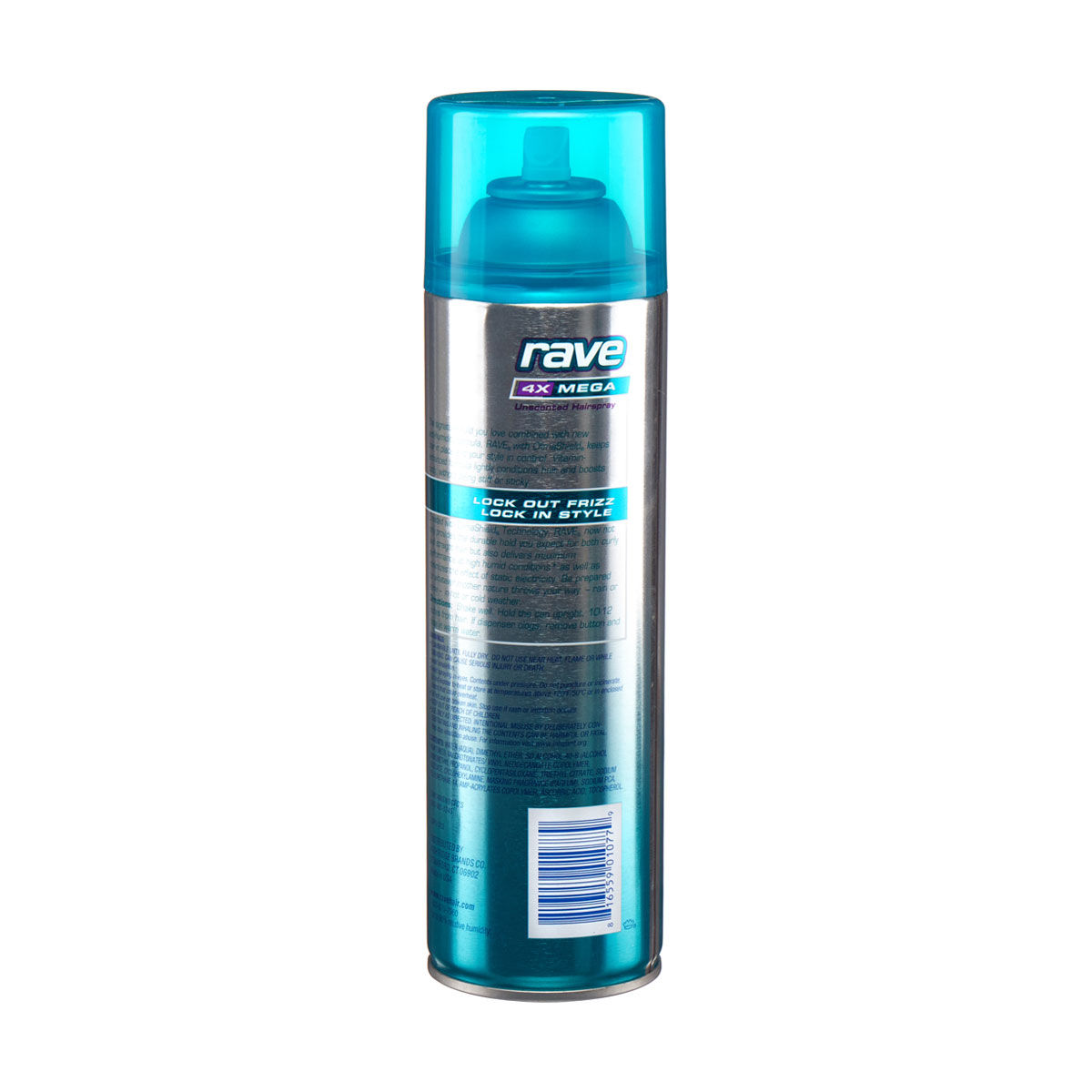Rave 4x Mega Hairspray, Unscented, 11 oz.