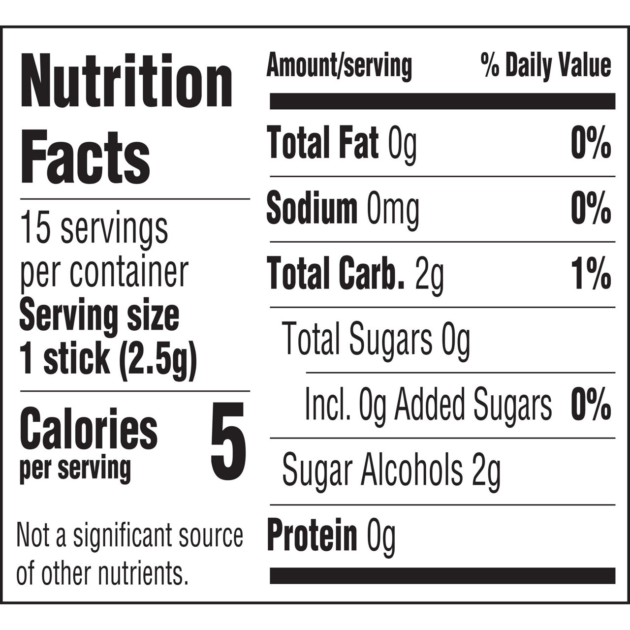 Extra Spearmint Sugarfree Gum, Single Pack