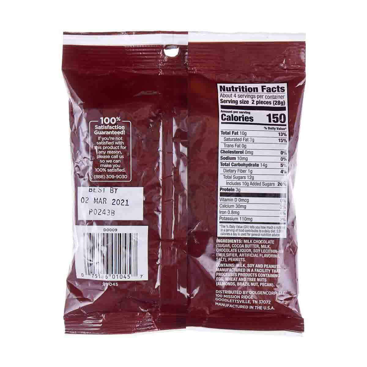 Sweet Smiles Chocolate Covered Peanuts, 4 oz.