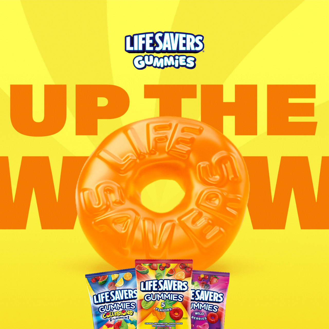 Life Savers 5 Flavors Gummies Candy Bag, 7 oz.