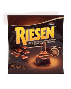 Riesen Chocolate Covered Chewy Caramel Candy, 2.65 oz.