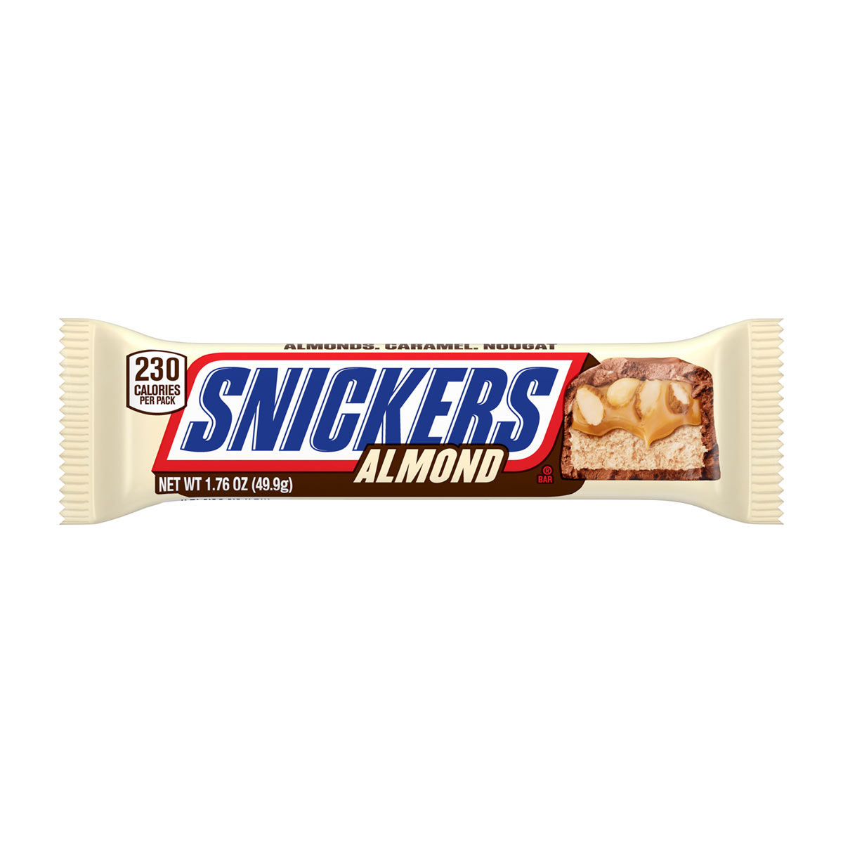 Snickers Almond Single Size Chocolate Candy Bar, 1.76 oz | Hamilton Place