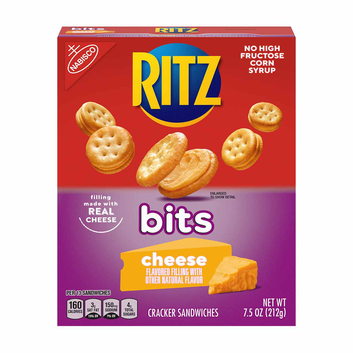 Ritz Bits Cheese Cracker Sandwiches, 7.5 oz | Hamilton Place