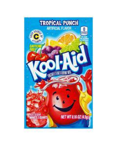 Kool-Aid Unsweetened Drink Mix, Tropical Punch, 0.16 oz