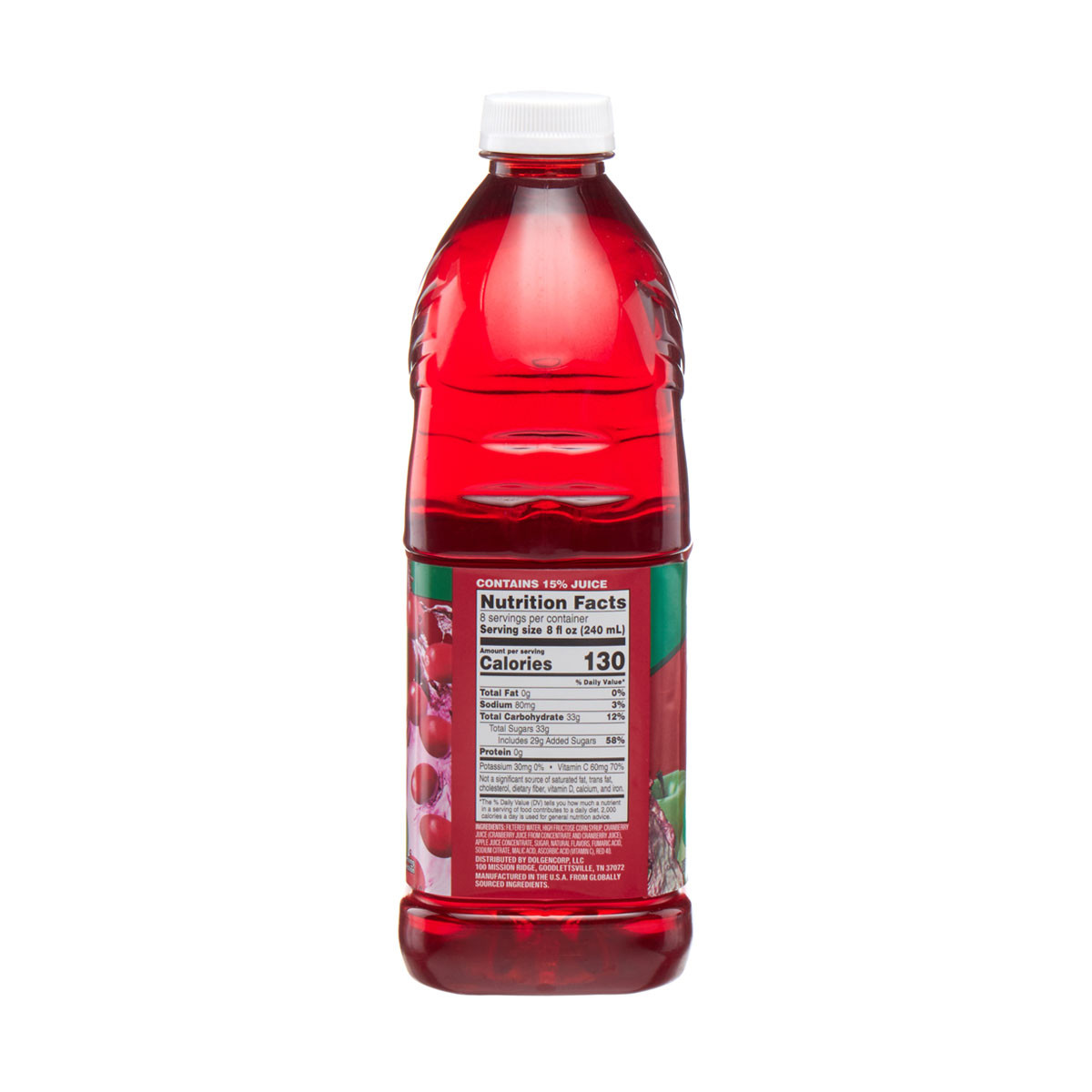 Clover Valley Cranberry Apple Juice Cocktail, 64 fl. oz.