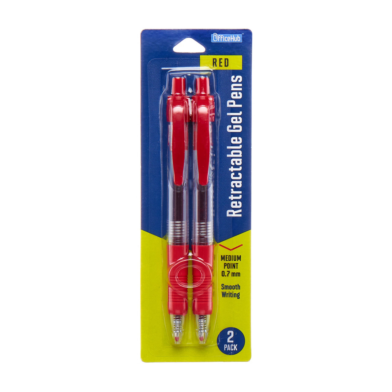 Red Gel Pens, 2 Pack