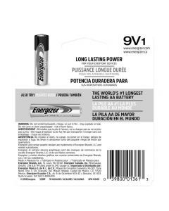 Energizer MAX 9 Volt Alkaline Batteries