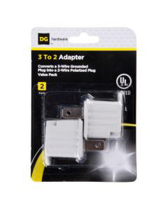 DG Hardware 3 to 2 Adapter- 2 Pack