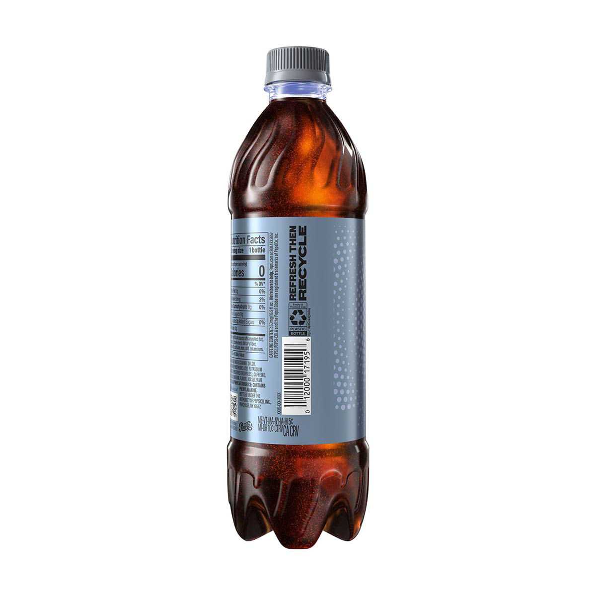 Diet Pepsi Cola Soda 16.9 Oz Bottles, 6 Pack