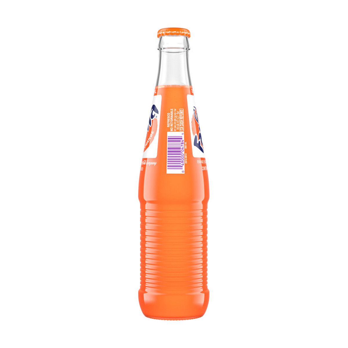 Fanta Orange Mexico Soda Fruit Flavored Soft Drink, 355 mL