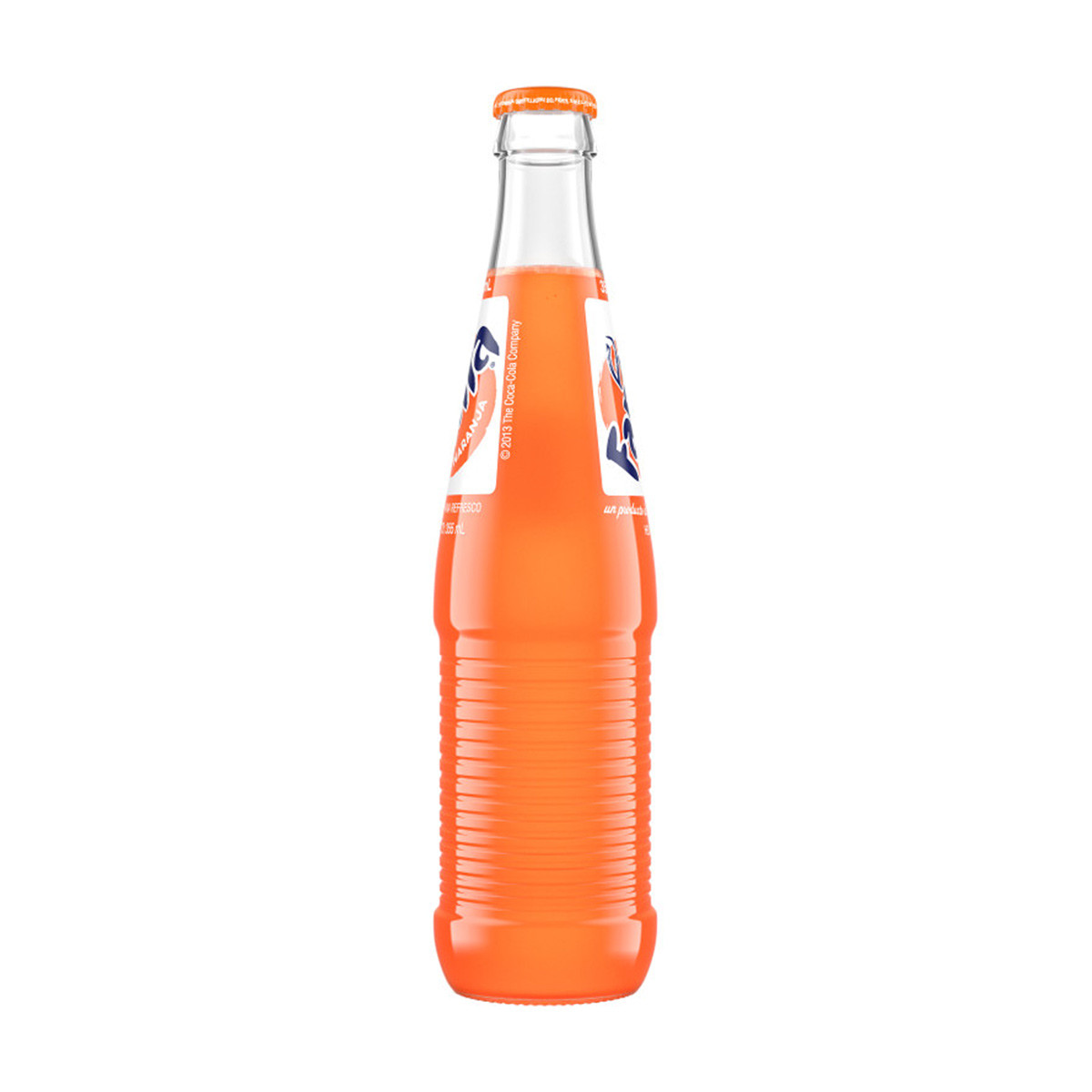Fanta Orange Mexico Soda Fruit Flavored Soft Drink, 355 mL