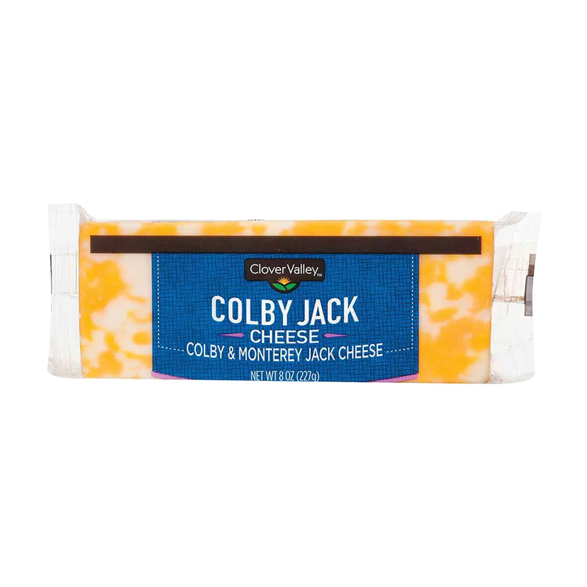 Clover Valley Colby Monterey Jack Cheese, 8 oz