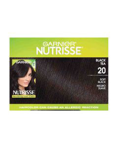 Garnier Nutrisse Nourishing Hair Color Creme, 20 Soft Black