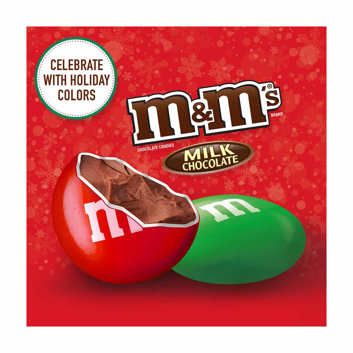 M&M'S Christmas Milk Chocolate Candies, 10 oz