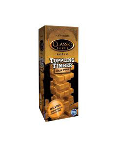 Classic Games Toppling Timber Game Set, 40 pcs