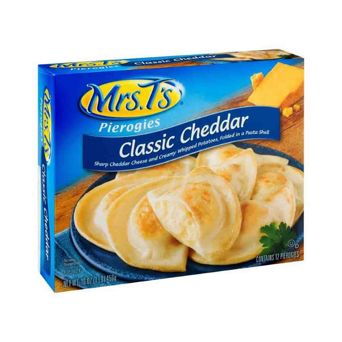 Mrs. T's Classic Cheddar Pierogies, 12 Count